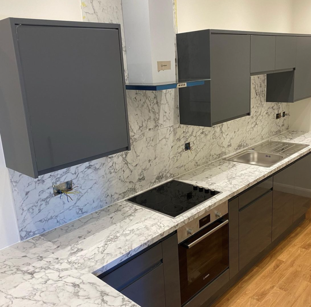 Duropal Carrara Marble (Laminate) – Llandaff Laminates LTD