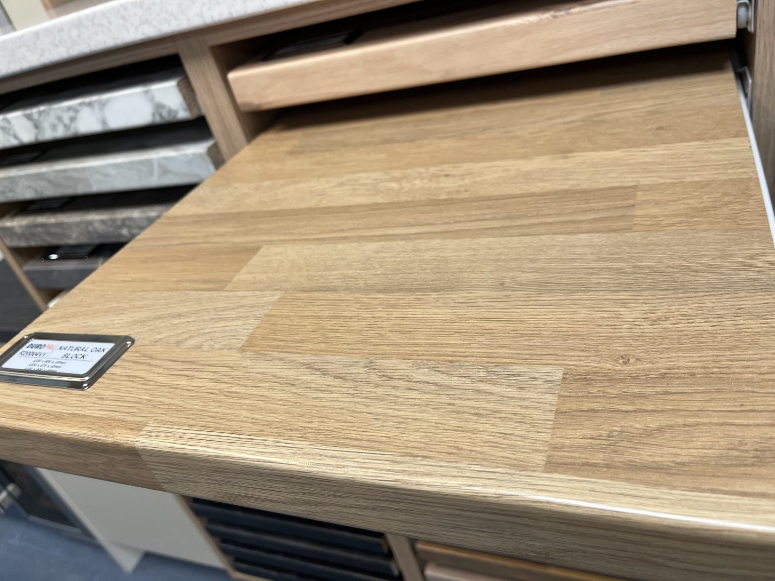 Duropal Natural Oak Block (Laminate) – Llandaff Laminates LTD