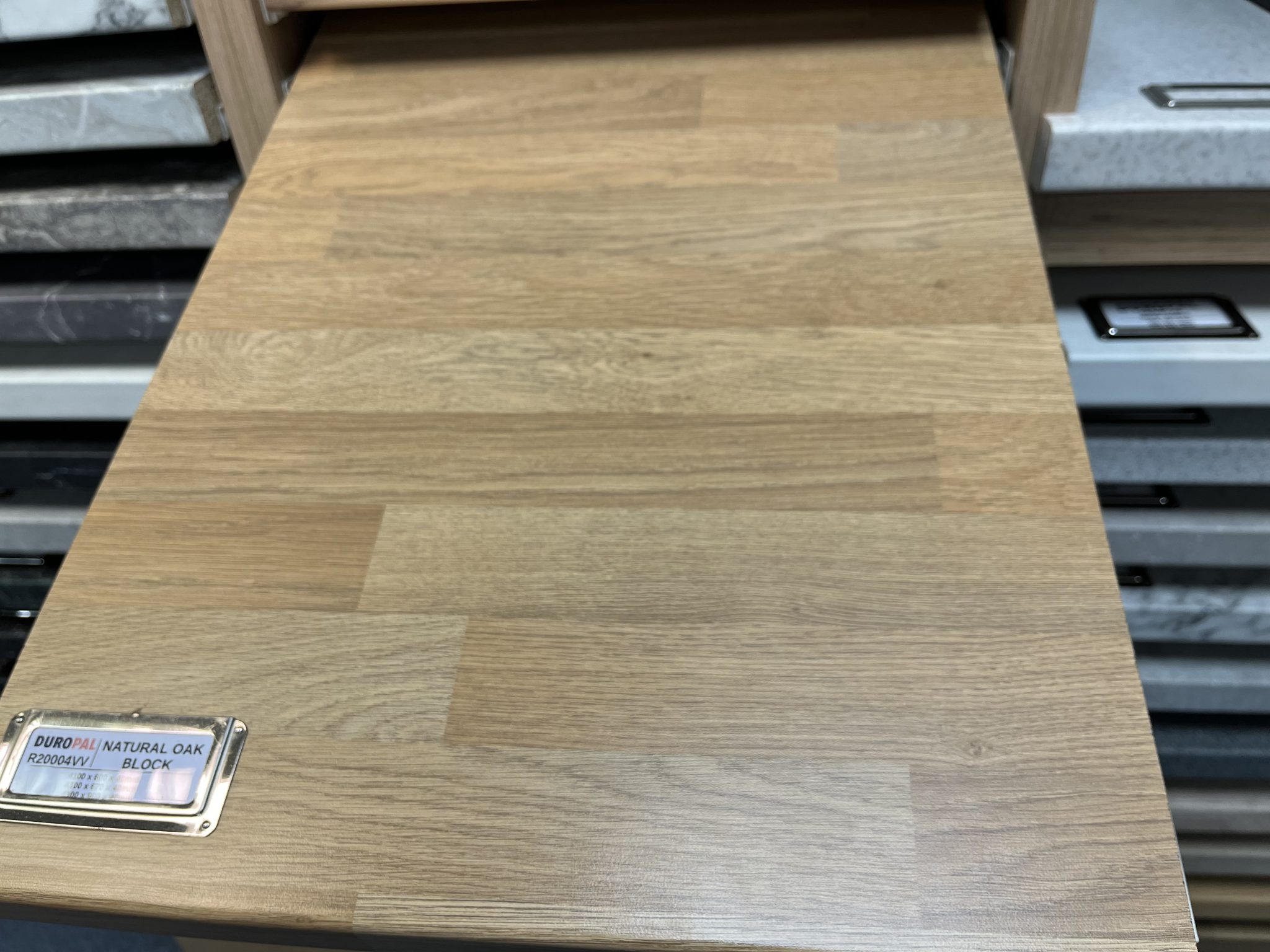 Duropal Natural Oak Block (Laminate) – Llandaff Laminates LTD