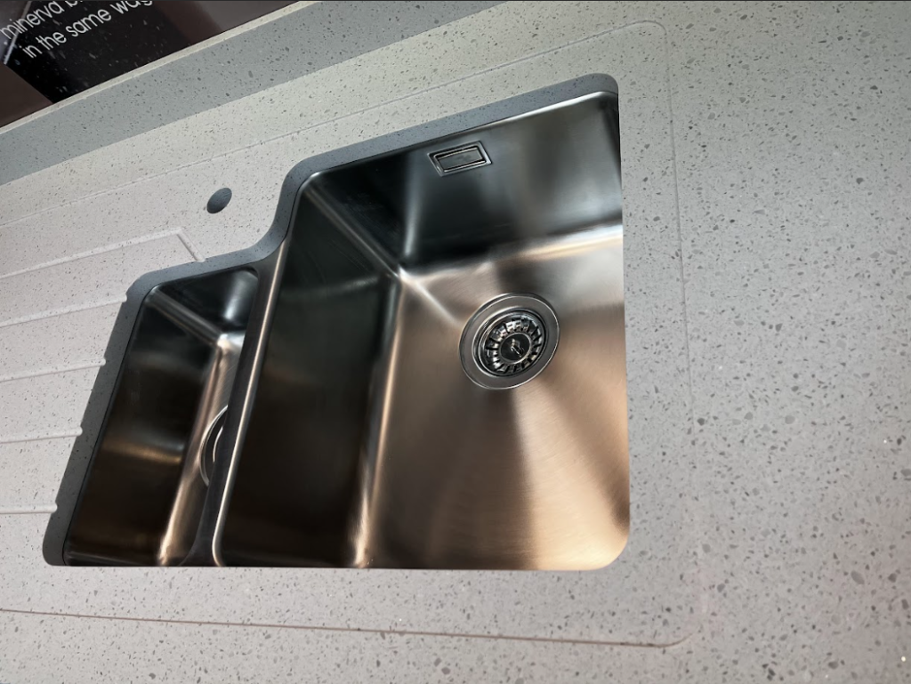 Minerva Grey Crystal (Solid Surface) – Llandaff Laminates LTD