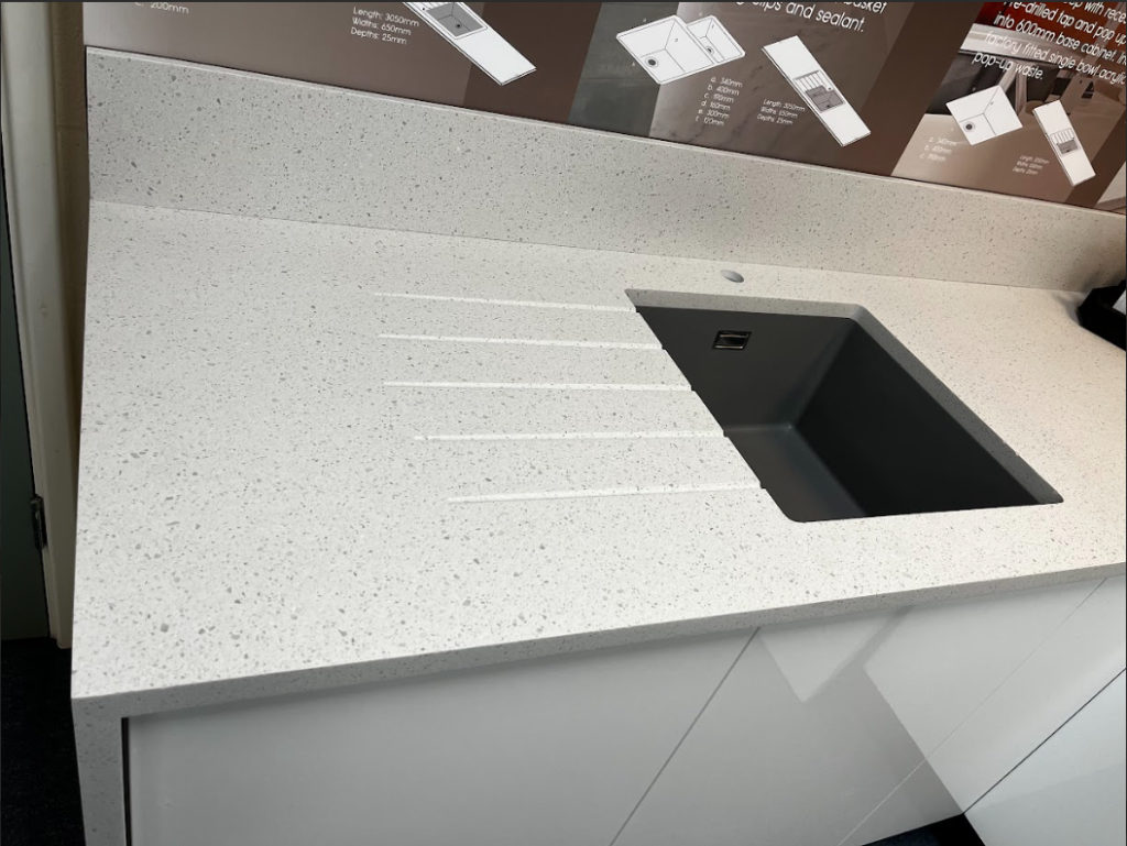 Minerva Grey Crystal (Solid Surface) – Llandaff Laminates LTD
