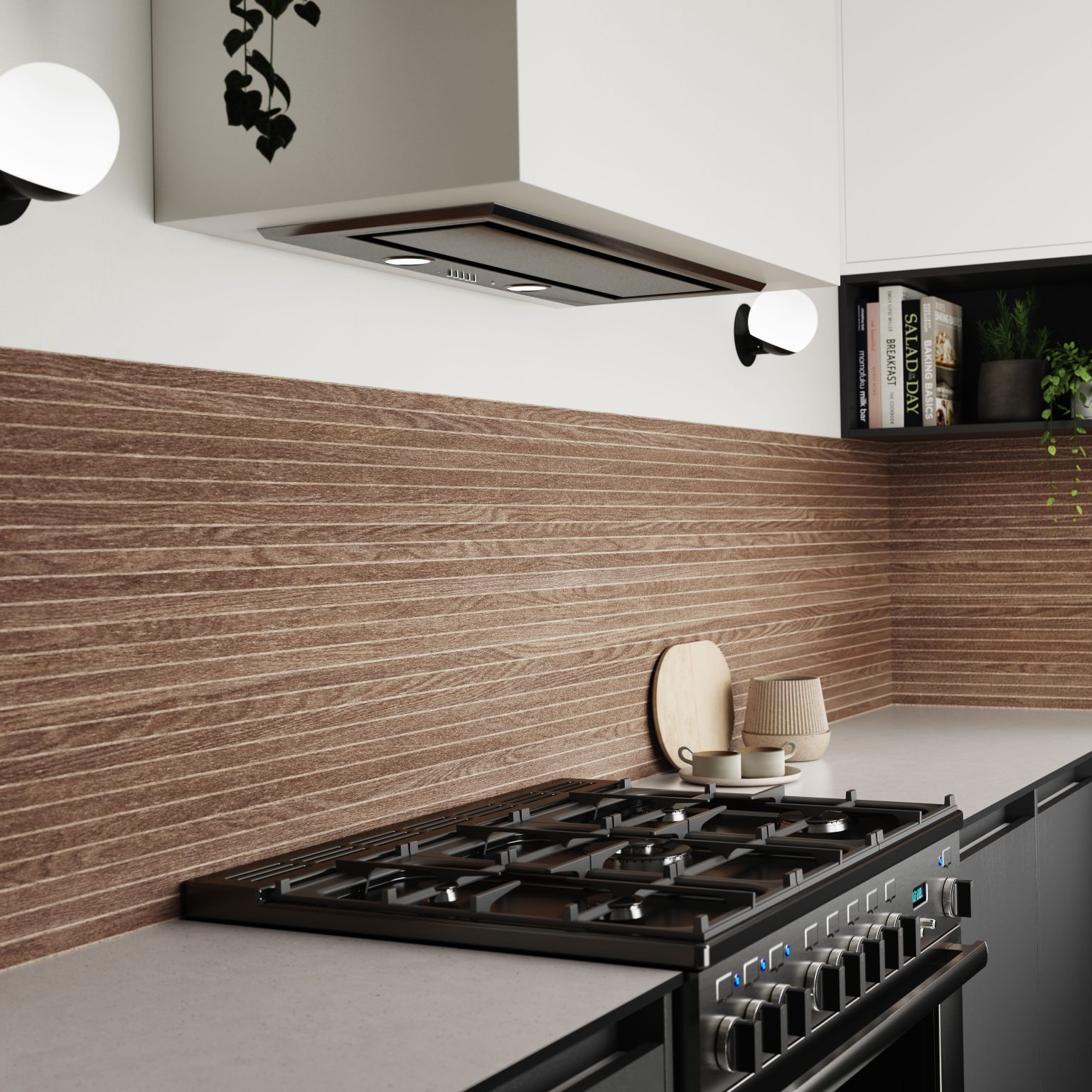 Alloy Fluted Oak Timber (Splashback) – Llandaff Laminates LTD