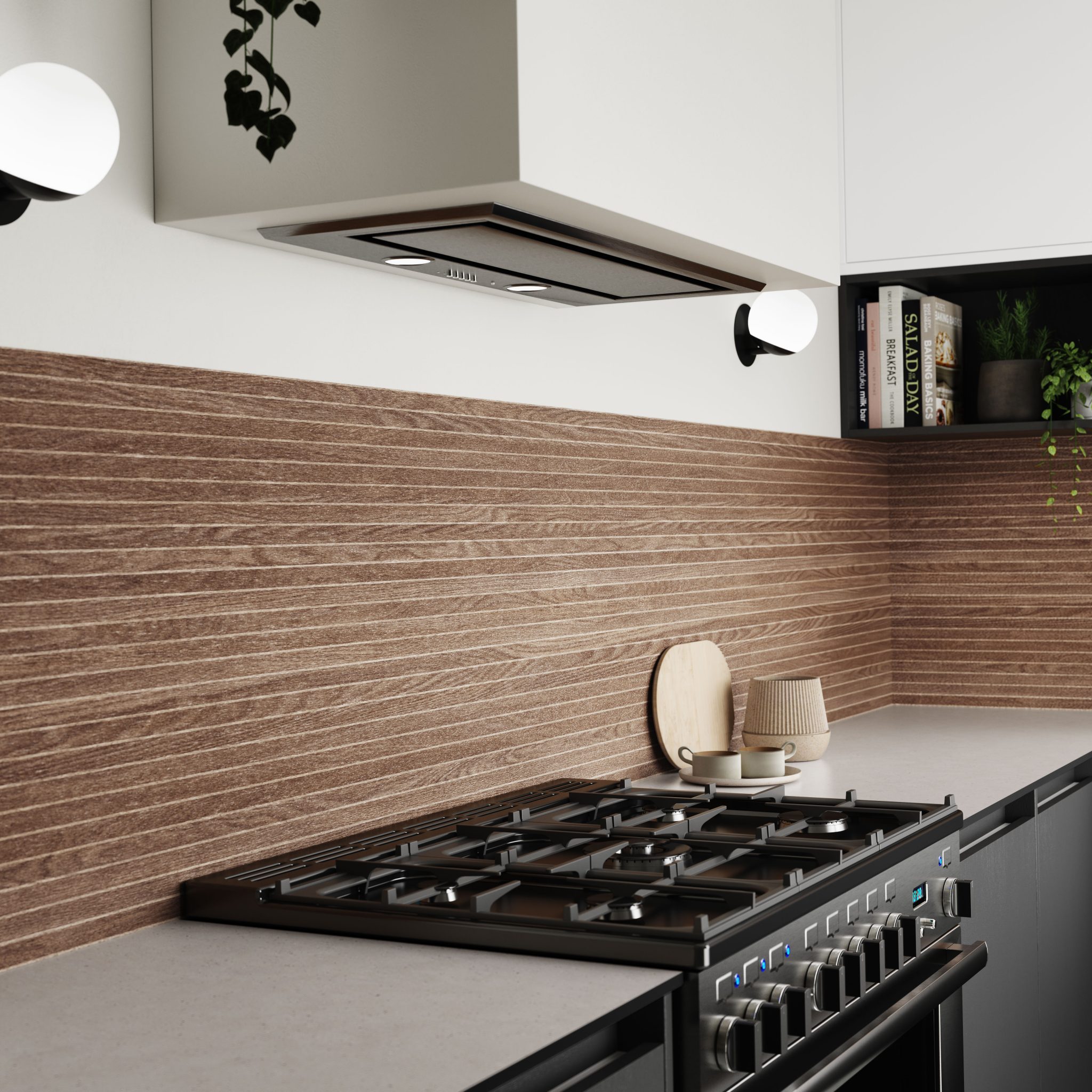 Alloy Fluted Oak Timber (Splashback) – Llandaff Laminates LTD
