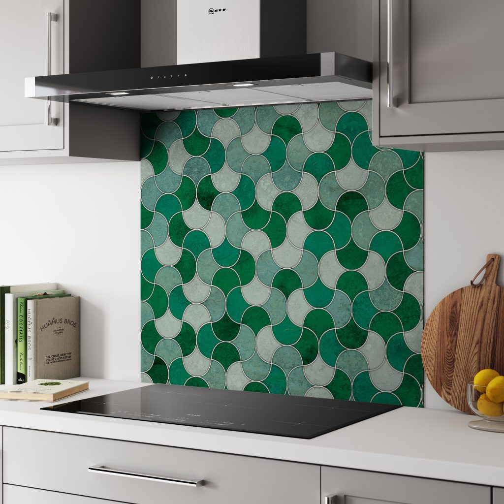 Alloy Emerald Scallop Pietra (Splashback) – Llandaff Laminates LTD