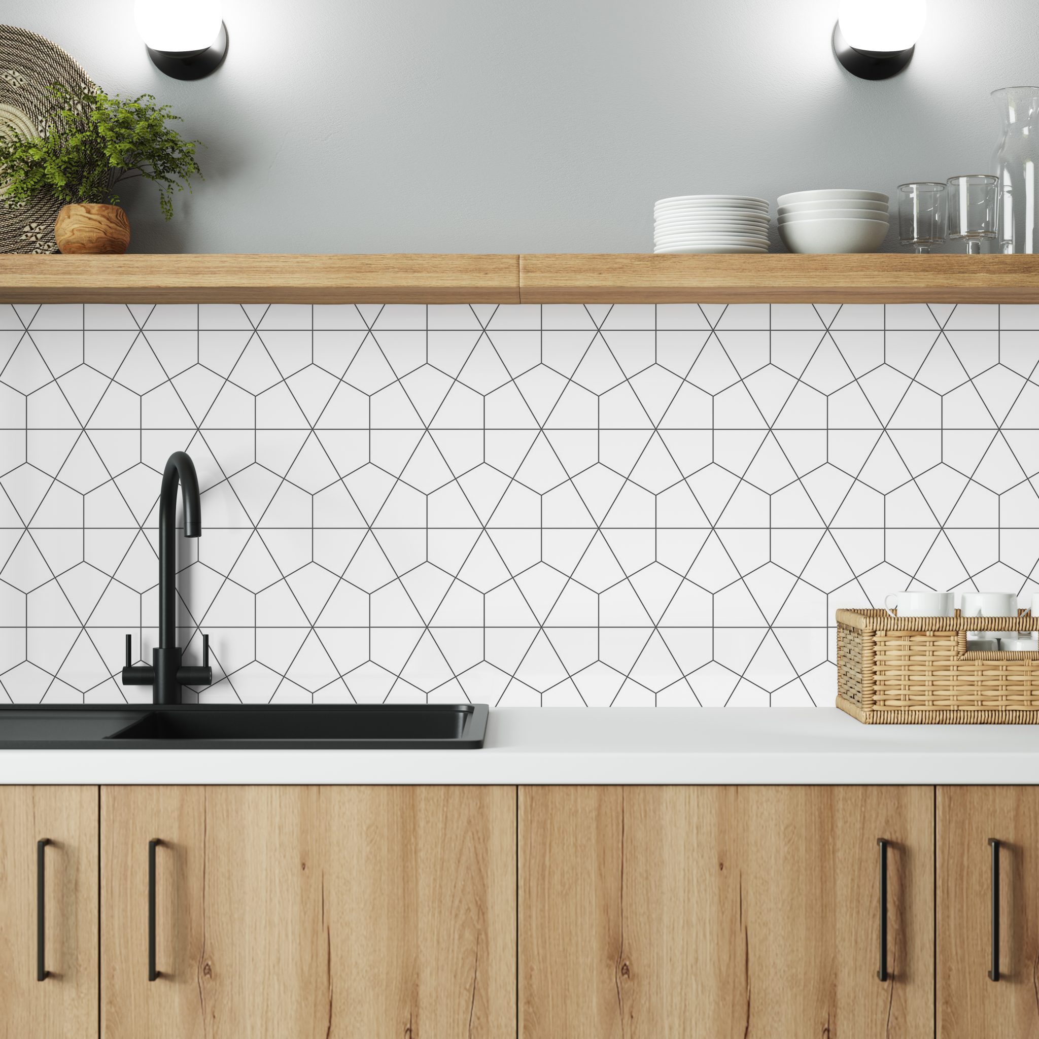 Alloy Geometry Shell (Splashback) – Llandaff Laminates LTD