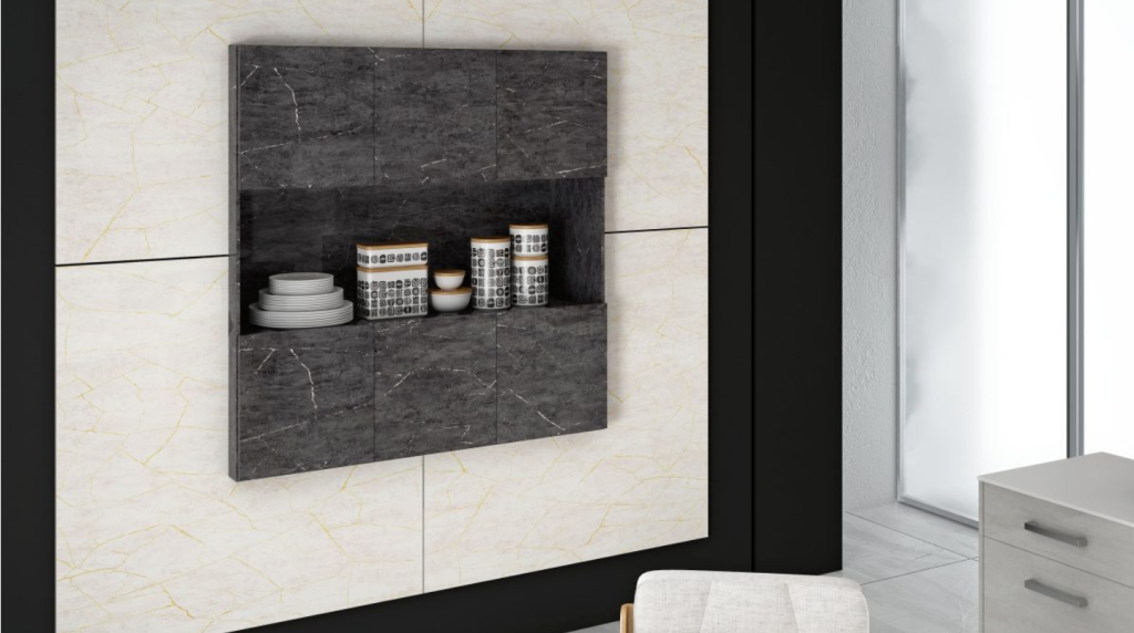 Porcelain Silver 03 Luxe High Gloss Melamine Faced MDF Panel – Llandaff ...