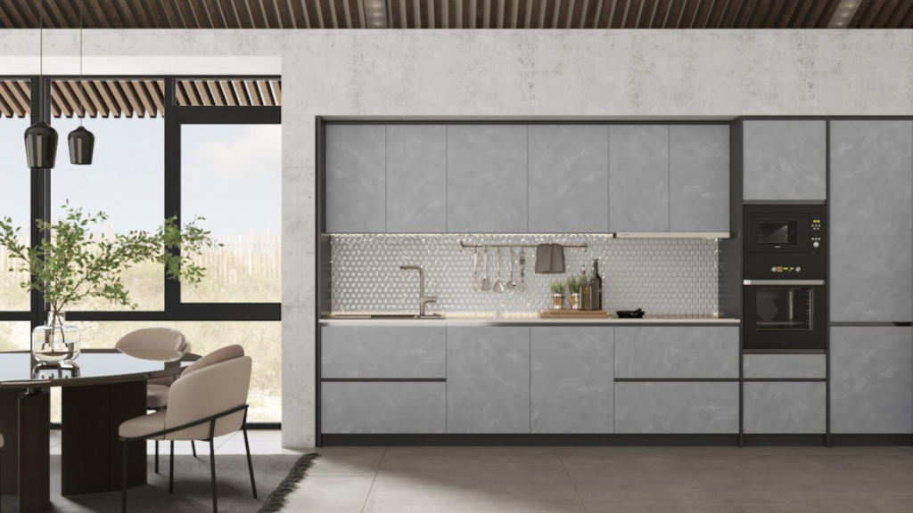Steel Board Aluminio Luxe High Gloss Melamine Faced MDF Panel ...