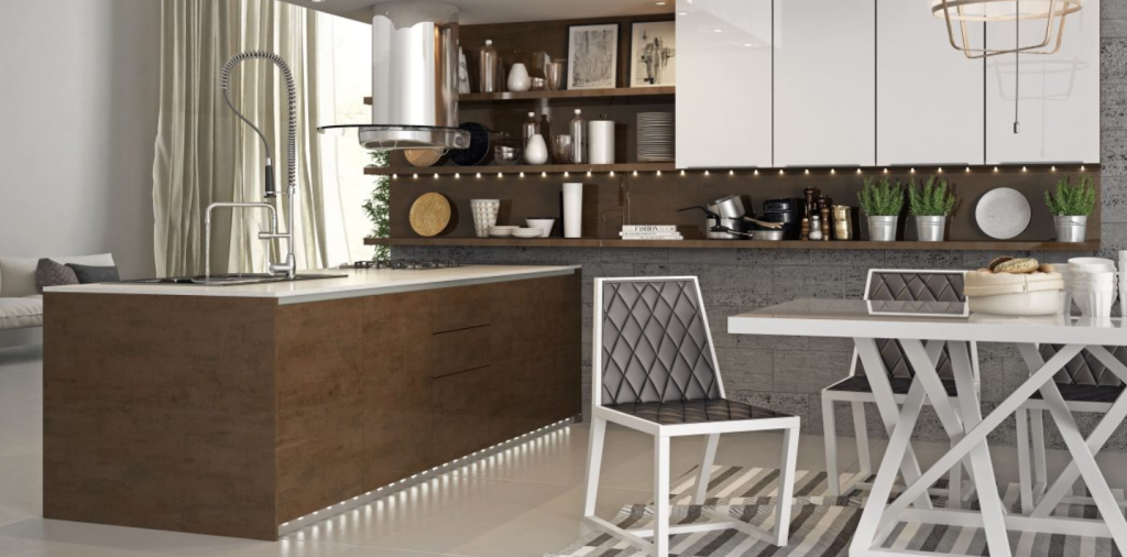 Metallo 03 Brown Luxe High Gloss Melamine Faced MDF Panel – Llandaff ...