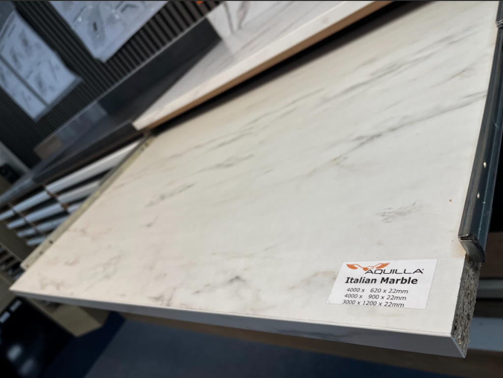 Aquilla Square Edge Italian Marble (Laminate) – Llandaff Laminates LTD